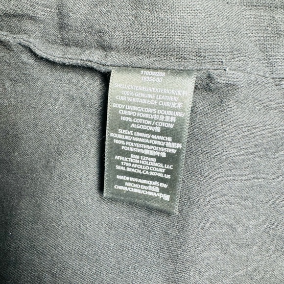 Affliction | Jackets & Coats | Affliction Mens Limited Edition Leather ...